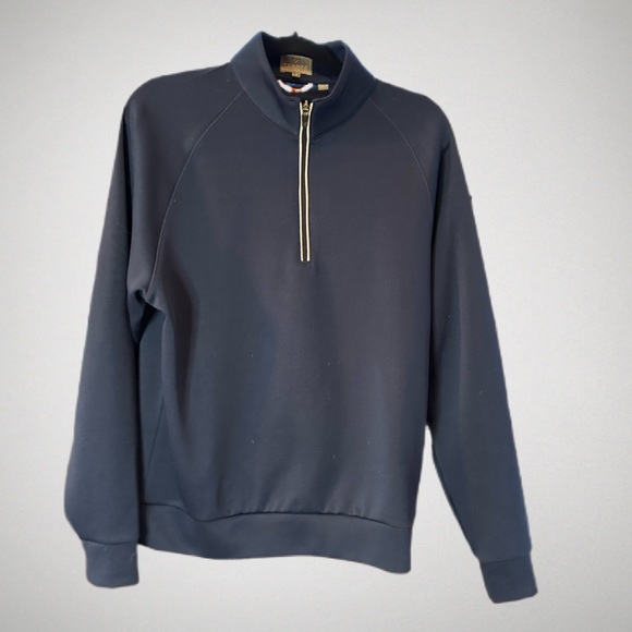 Fennec | Shirts | Fennec Mens Navy And White Quarter Zip Pullover Small ...
